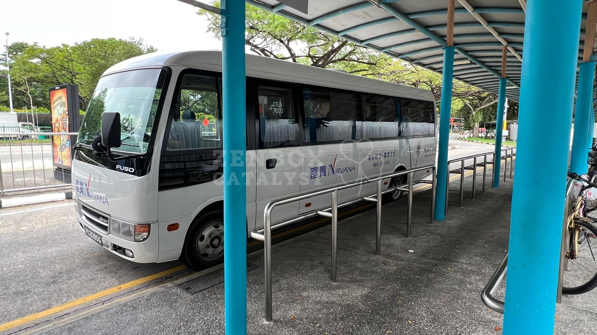 Shuttle Bus to Nirvana Memorial Garden - Zenbox Catalyst